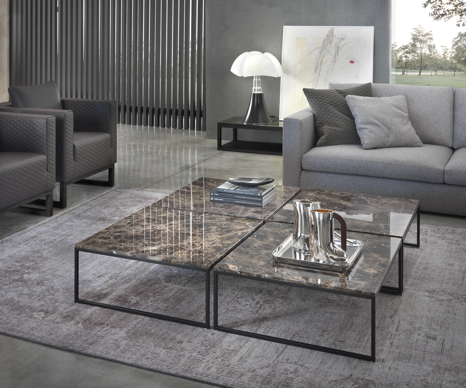 Marelli Marmer Design Salontafel Frame Rond Vierkant